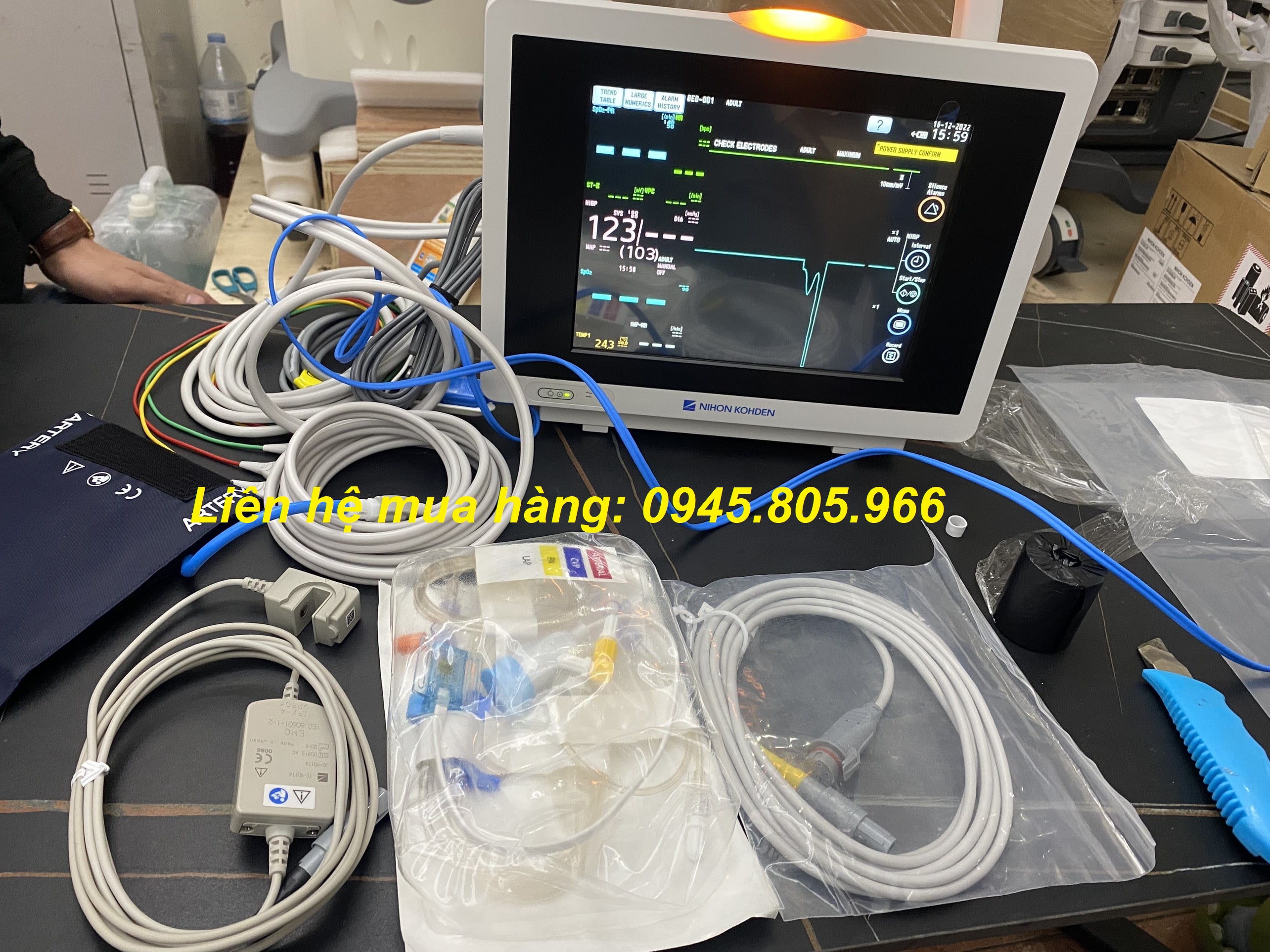 Monitor theo dõi bệnh nhân Nihon Kohden SVM-7603